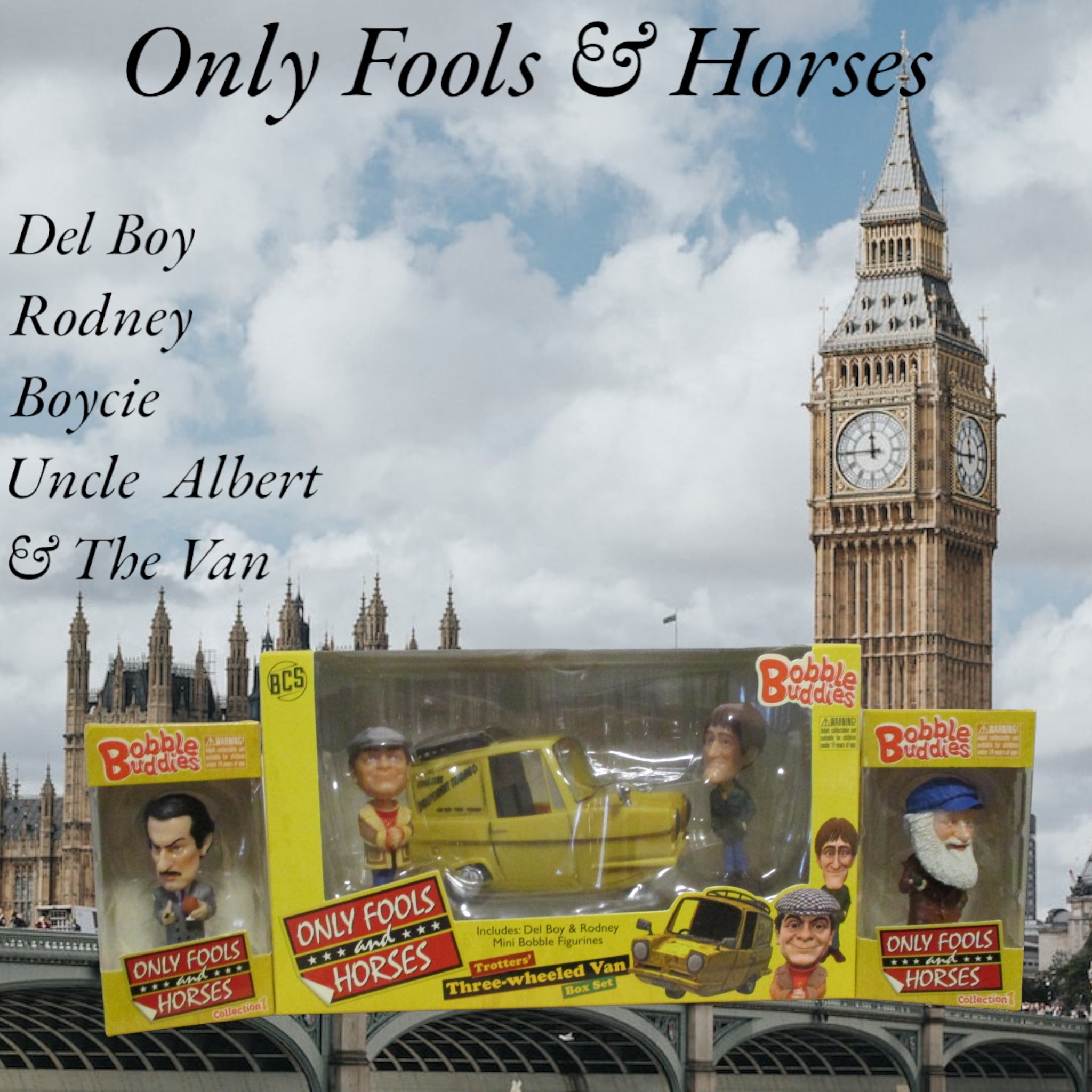 Only Fools and Horses "Full Set" with Van inc. Boycie & Uncle Albert ...